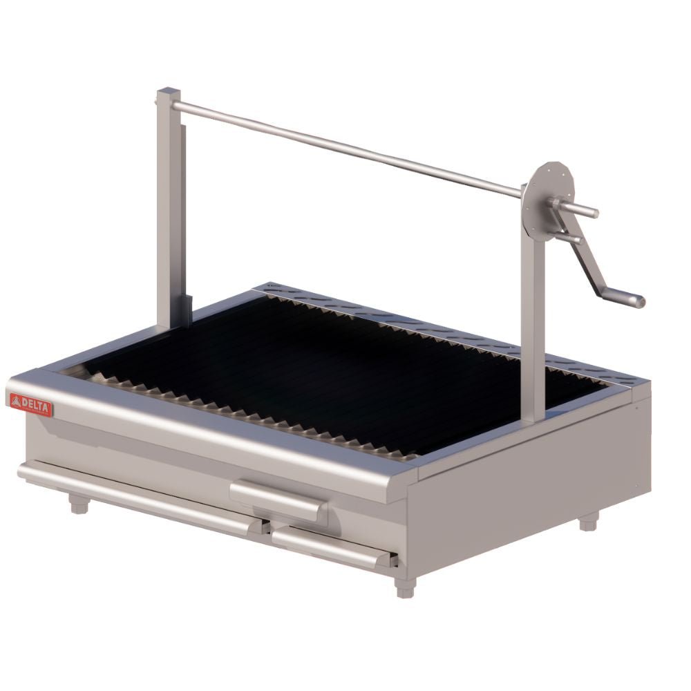 DELTA ASR-ARG GRILL | 91.5 CM Grill | Charcoal | Drip Tray | Grease ...