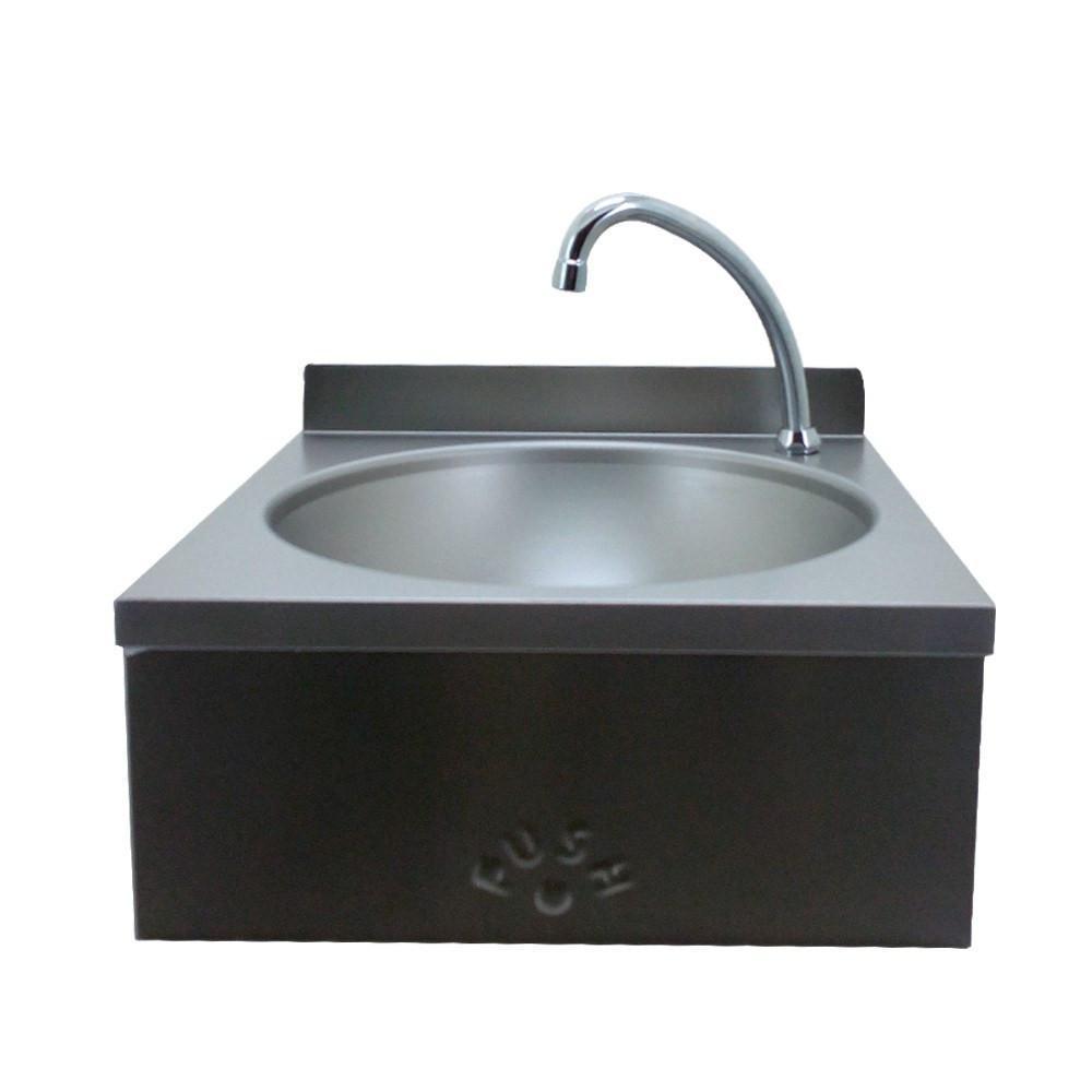 ASBER LM-44 WASHBASIN | Wall Mounted Washbasin | Concealed Timer ...