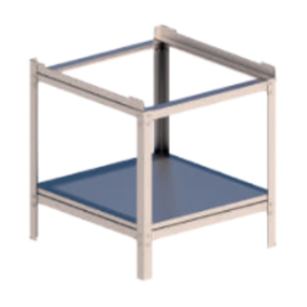 DELTA BA-2 TOP BASE | Angled Base for 24" Equipment | Stainless Steel ...