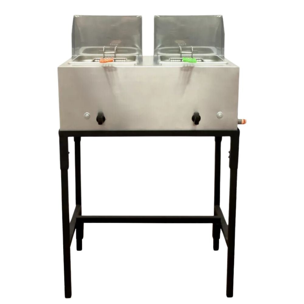 KITCHENMAX STORE MLM1605408034 Fryer | Gas Fryer | Double Tank | Silver ...