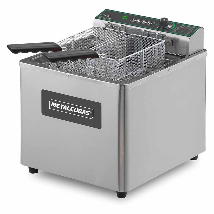 METALCUBAS FOE15M | Deep Fryer | Snacks, Wings, Fries | 1 Tank | 2 ...