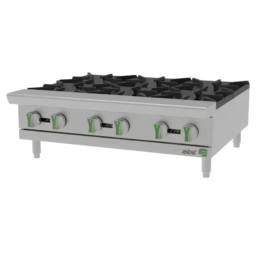 ASBER AEHP 6 36 EM Grill | Gas | 6 Burners | Stainless Steel ...
